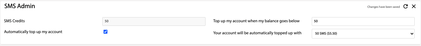 How to Configure SMS Automatic Top Up – Zoom Apps