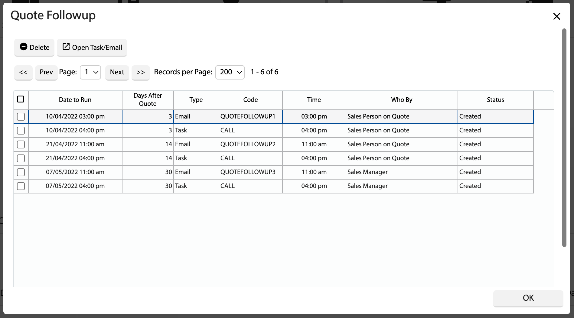Quote Followup Automation – Zoom Apps